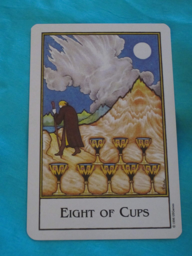 Eight of Cups ~ Daily Tarot Card Reading for Tuesday - Daily Tarot Girl