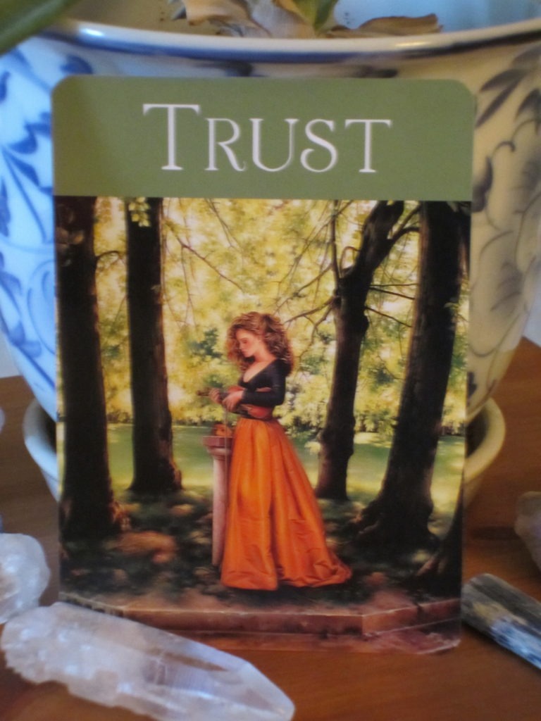 Daily Oracle Card for Thursday ~ Trust - Daily Tarot Girl