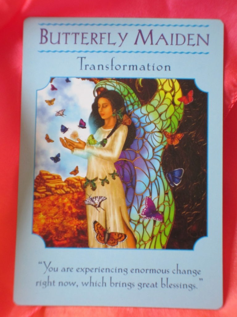 Goddess Oracle Card for Wednesday ~ Butterfly Maiden - Daily Tarot Girl
