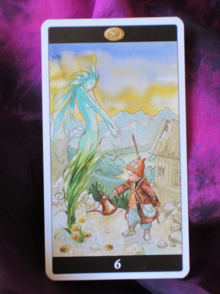 Six of Pentacles Tarot Card for Friday! - Daily Tarot Girl
