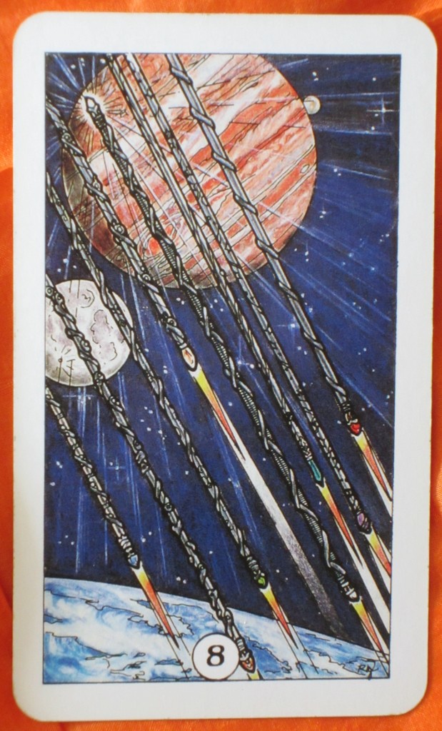 Eight of Wands ~ Tarot Card for Thursday - Daily Tarot Girl