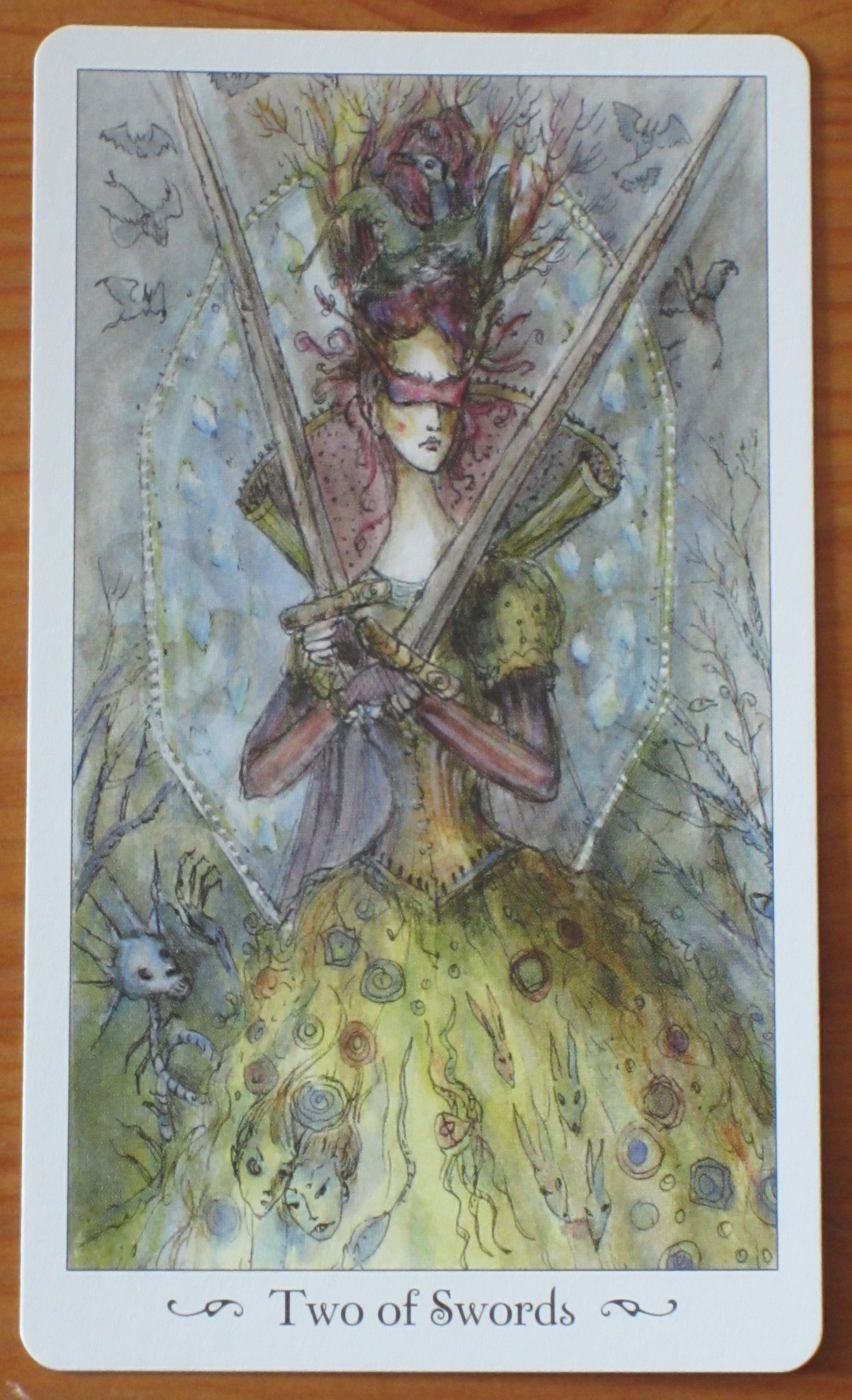 Two of Swords ~ Tarot Card for Thursday - Daily Tarot Girl