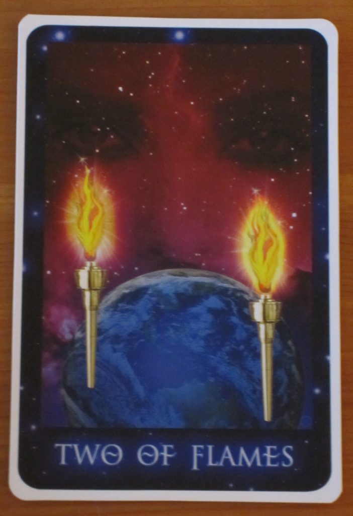 Two of Flames ~ Tarot Card for Monday - Daily Tarot Girl