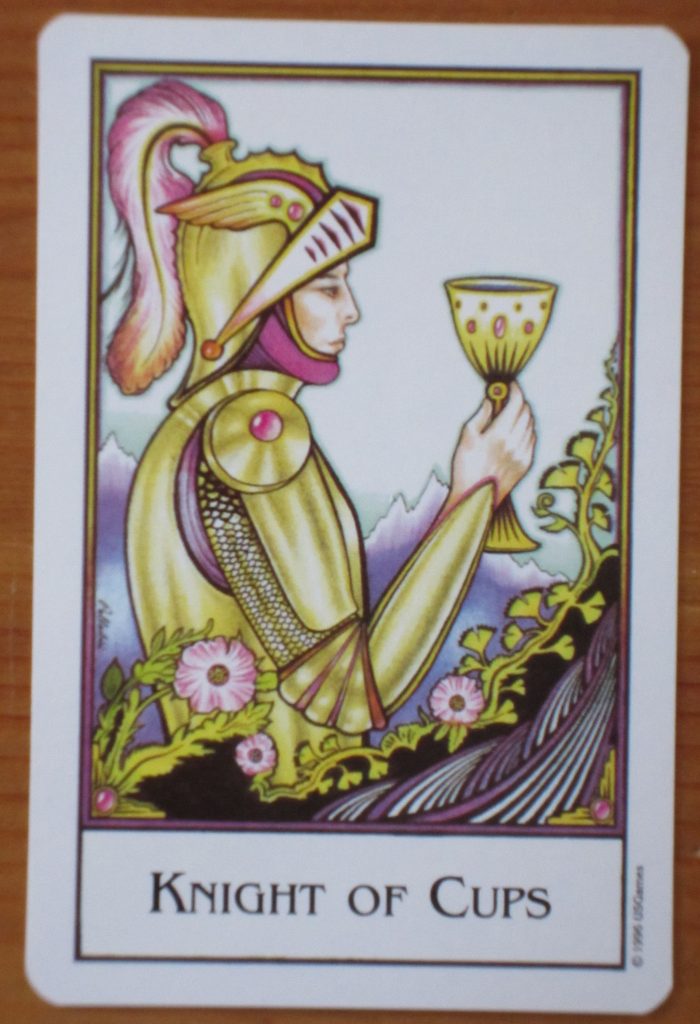Tarot Card for Friday ~ Knight of Cups - Daily Tarot Girl